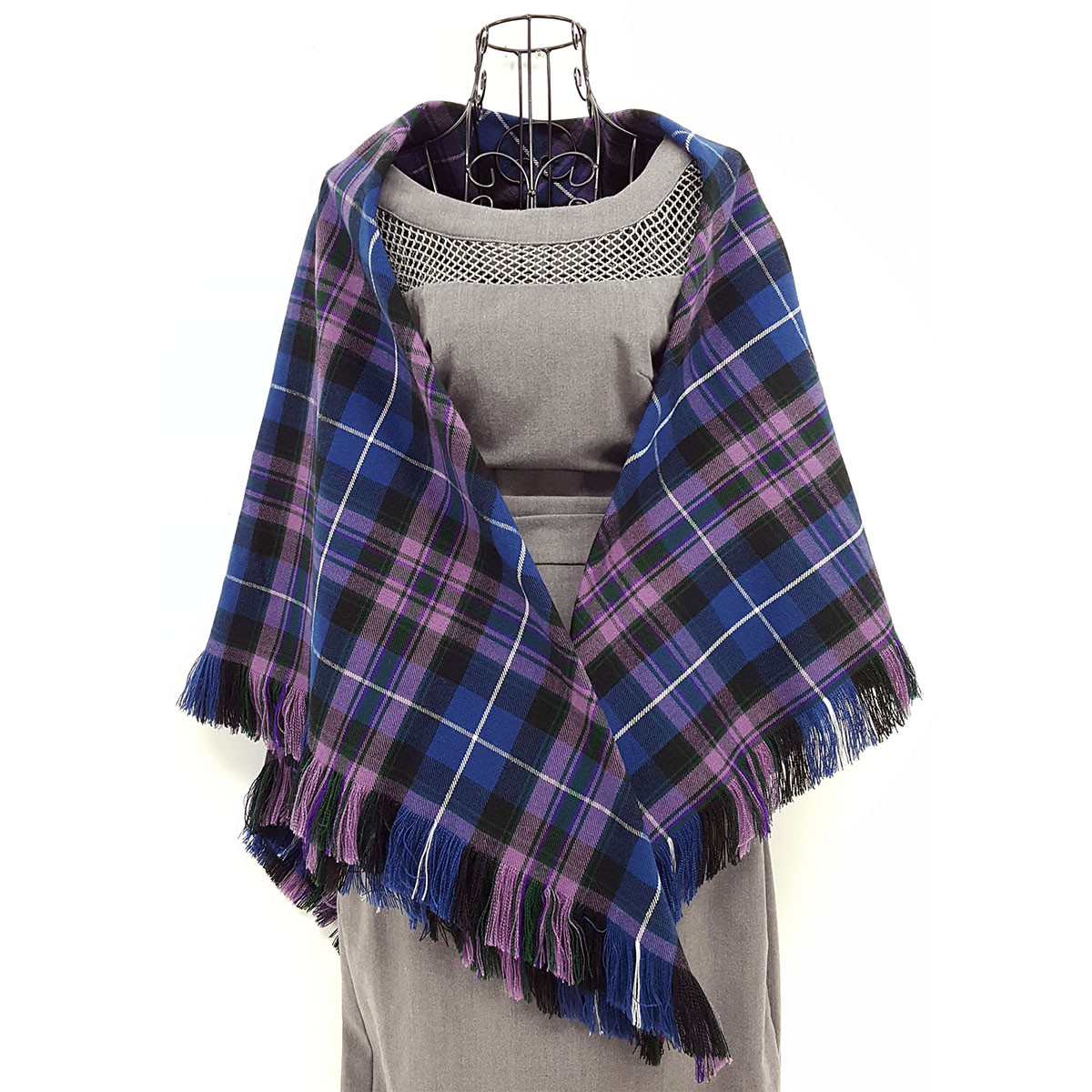Irish County Spring Weight Tartan Shawl – 8oz Premium Wool | 32 Tartans ...