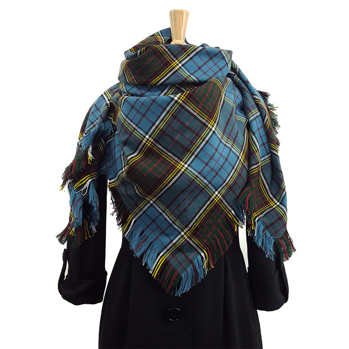 Irish County Spring Weight Tartan Shawl – 8oz Premium Wool | 32 Tartans ...