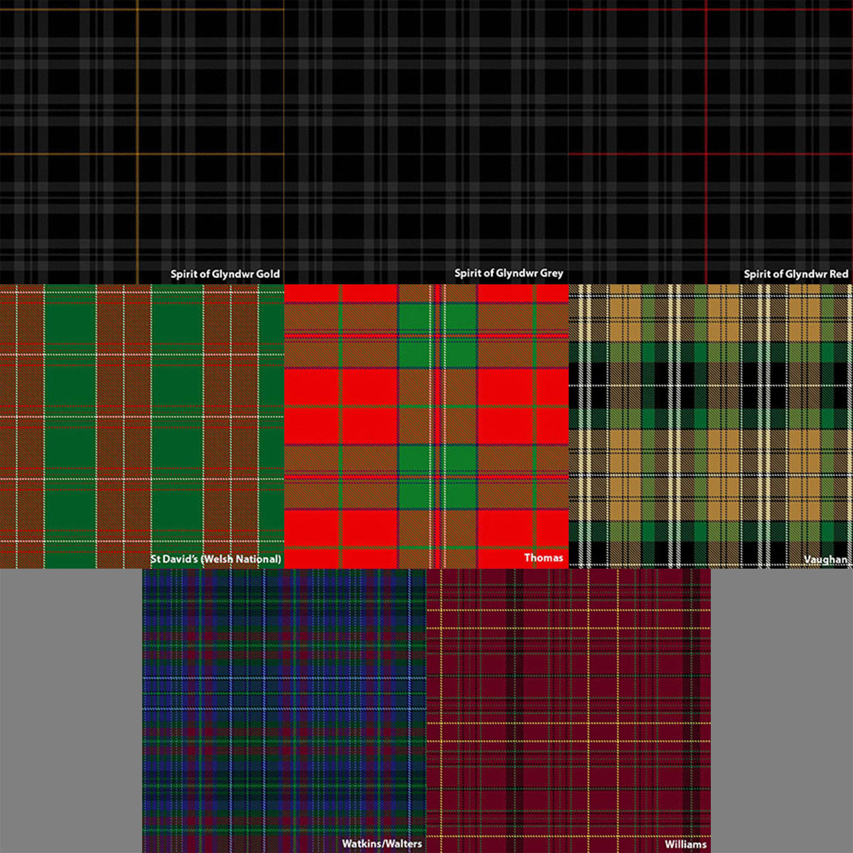 Medium Weight Premium Wool Tartan (Double Width) – 12/13oz. Woven in Wales