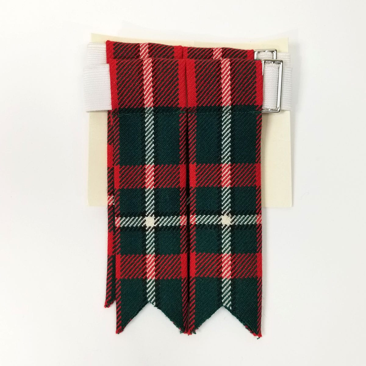Medium Weight Wool Tartan Flashes - MacGregor Modern