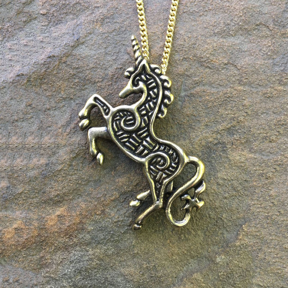 Celtic Unicorn Pendant