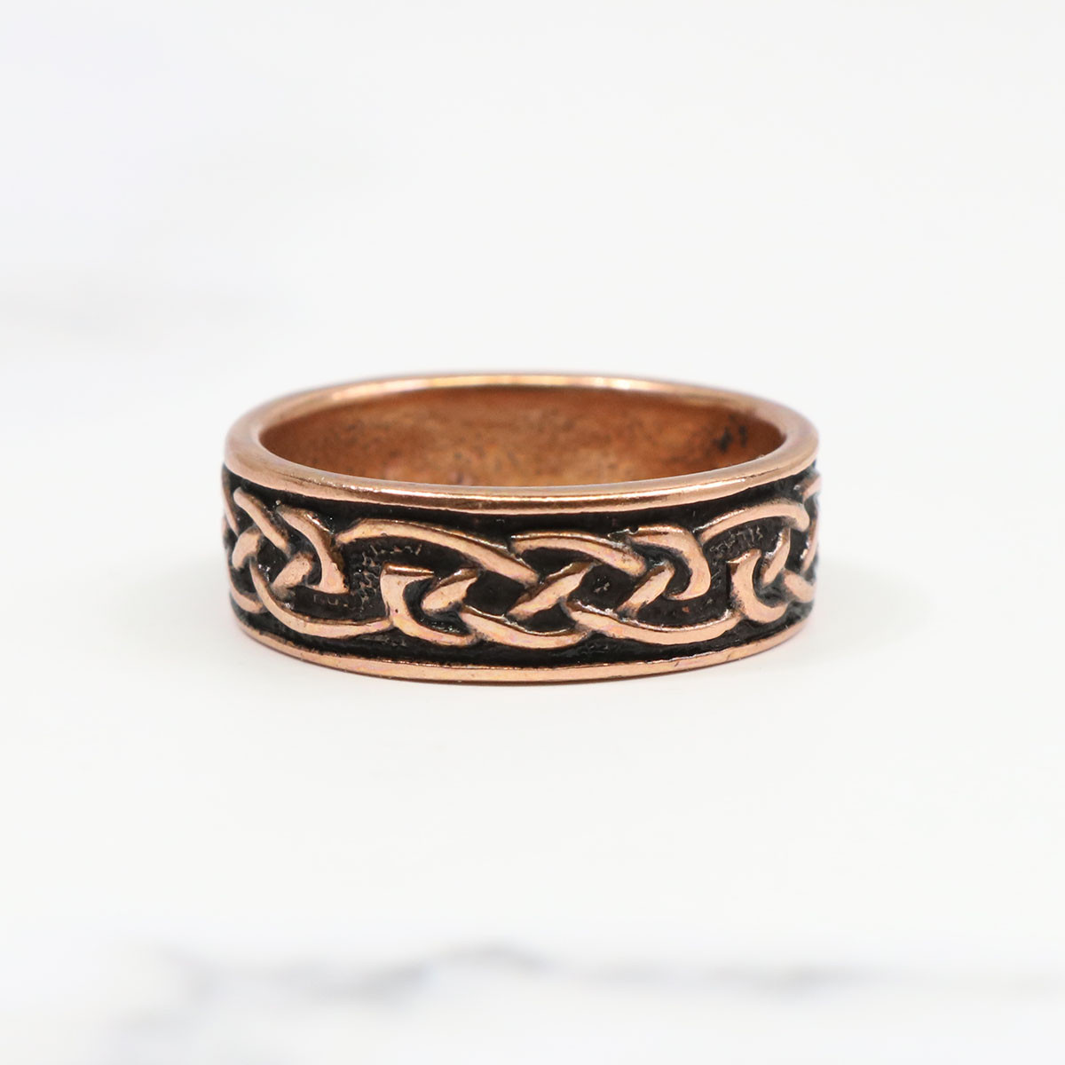 Copper Celtic Knot Ring – A Timeless Symbol of Unity and Eternity