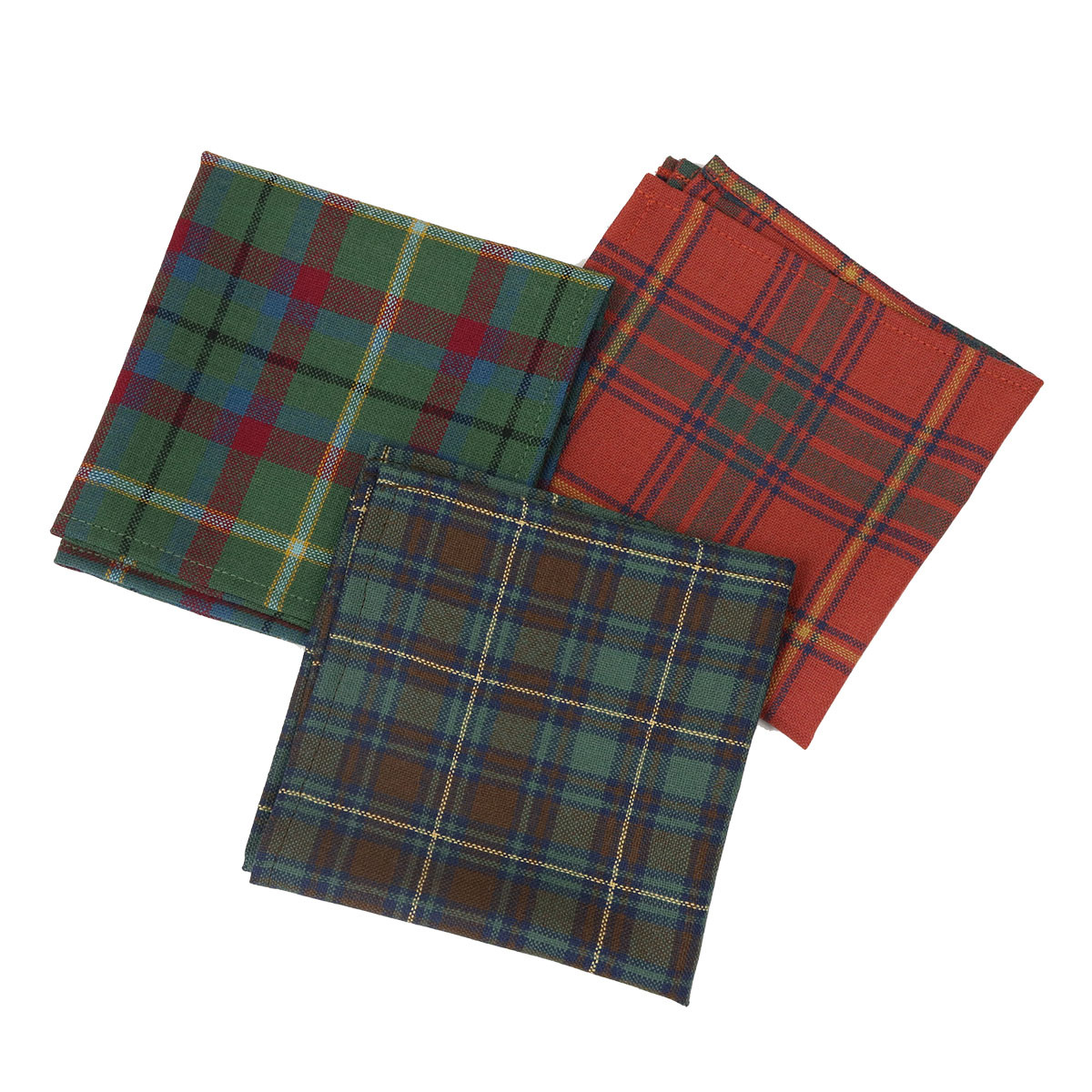 Tartan Handkerchief – 8oz Premium Wool Pocket Square | Made in Scotland