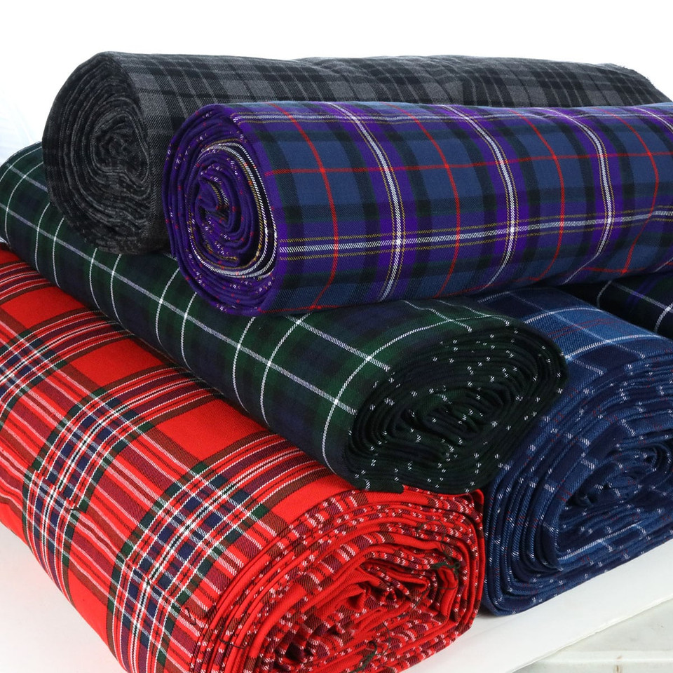 Scottish Tartan Fabric by the Yard – Clan & Regional Tartans