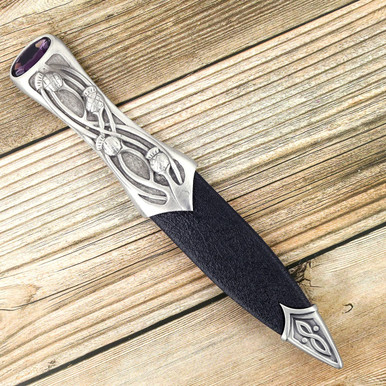 Scottish Thistle Knot Sgian Dubh