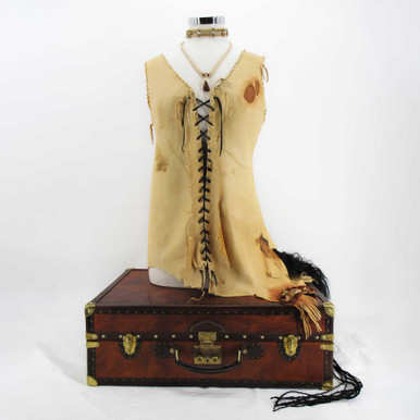 Custom Designed Deerskin Tunic - Buffalo Boutique