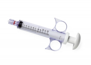 Plunger-Style Control Syringe with Rotating Male Adapter Fitting, Pad ...
