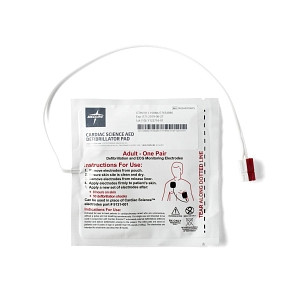 Cardiac Science Adult Defibrillator Pad with Leads-Out Packaging 10 ...