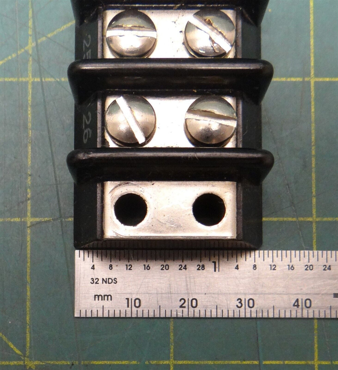 Double Row Barrier Marine Grade Terminal Block, 26 Position, 15.625 ...