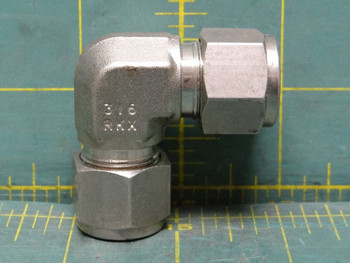 316 Stainless Steel Swagelok SS-810-9 Tube Fitting, Union Elbow, 1/2 in ...
