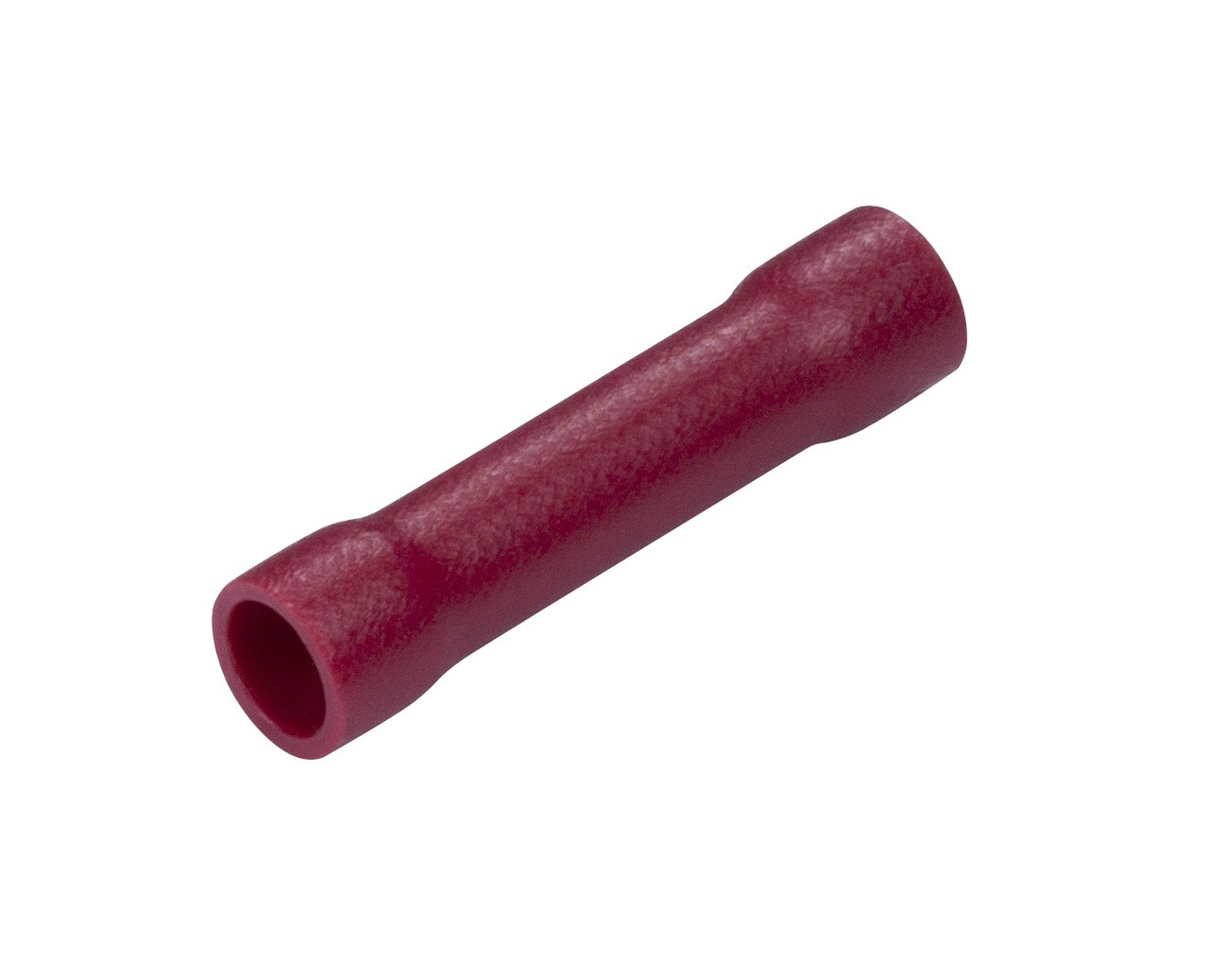 Red Butt Connector Terminals, 3.3mm, Brass, Tin & Vinyl - GTSE