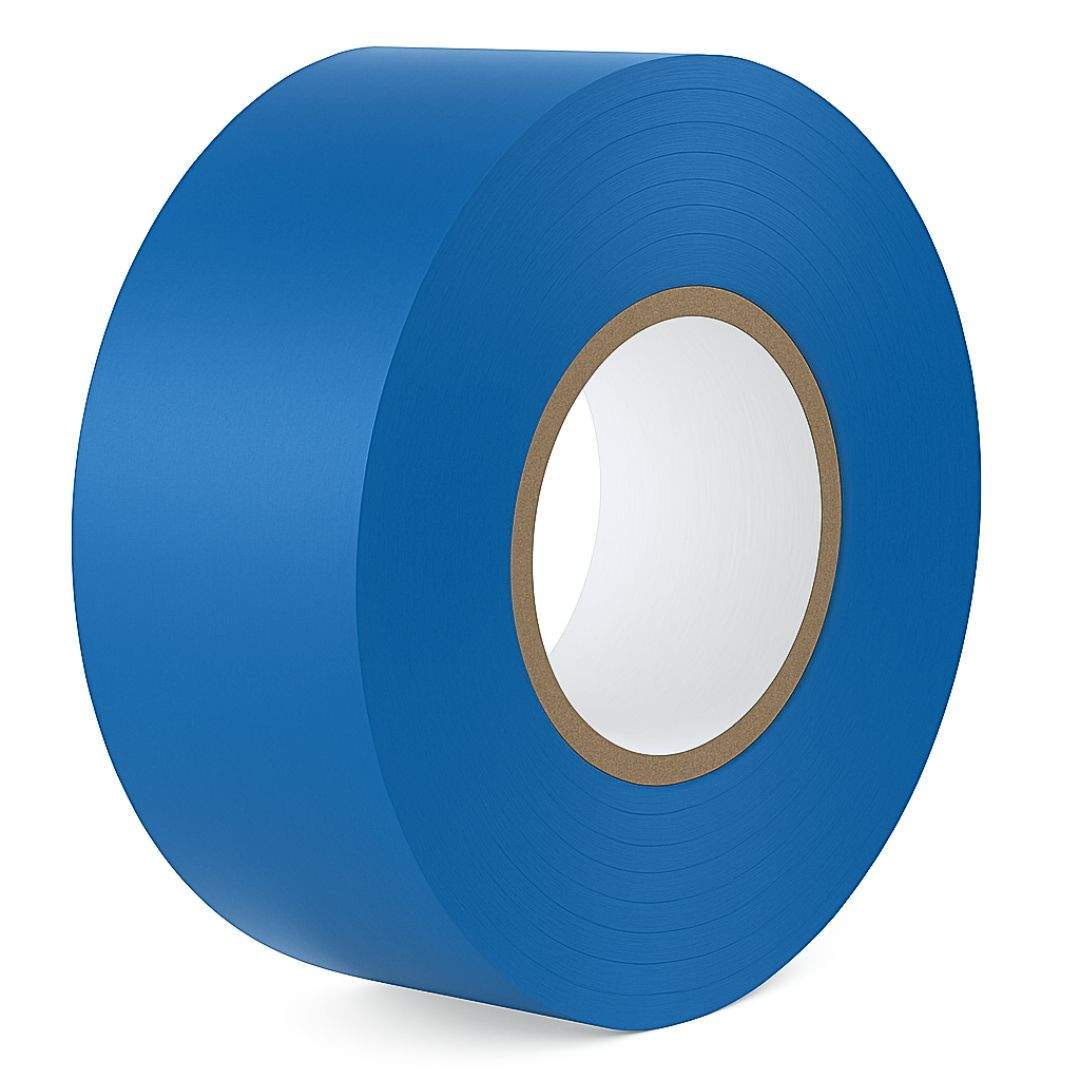 Blue PVC Electrical Insulation Tape (1") 25mm x 20m (Pack of 10) - GTSE