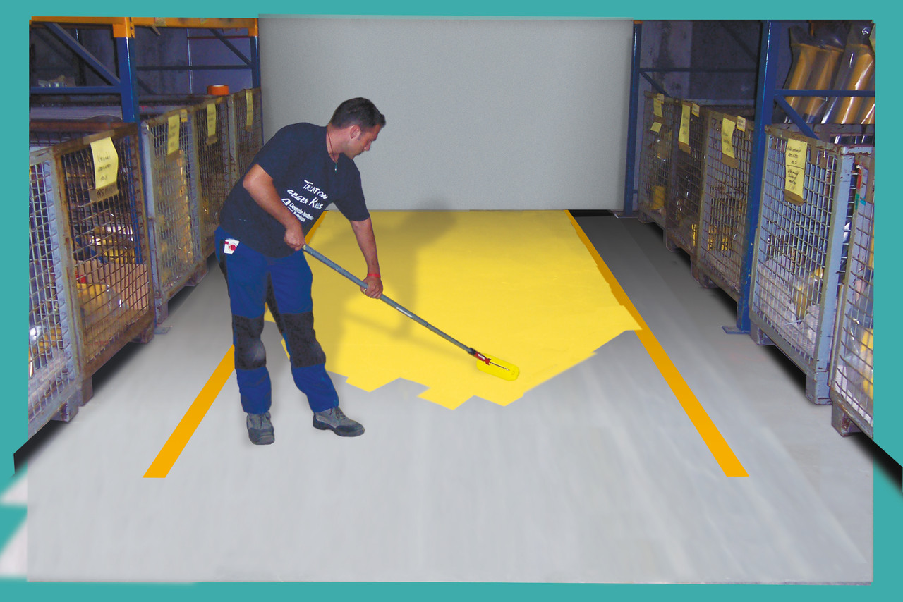 PROline Floor Paint - Indoor Use - 5 litre tins - Yellow - GTSE UK