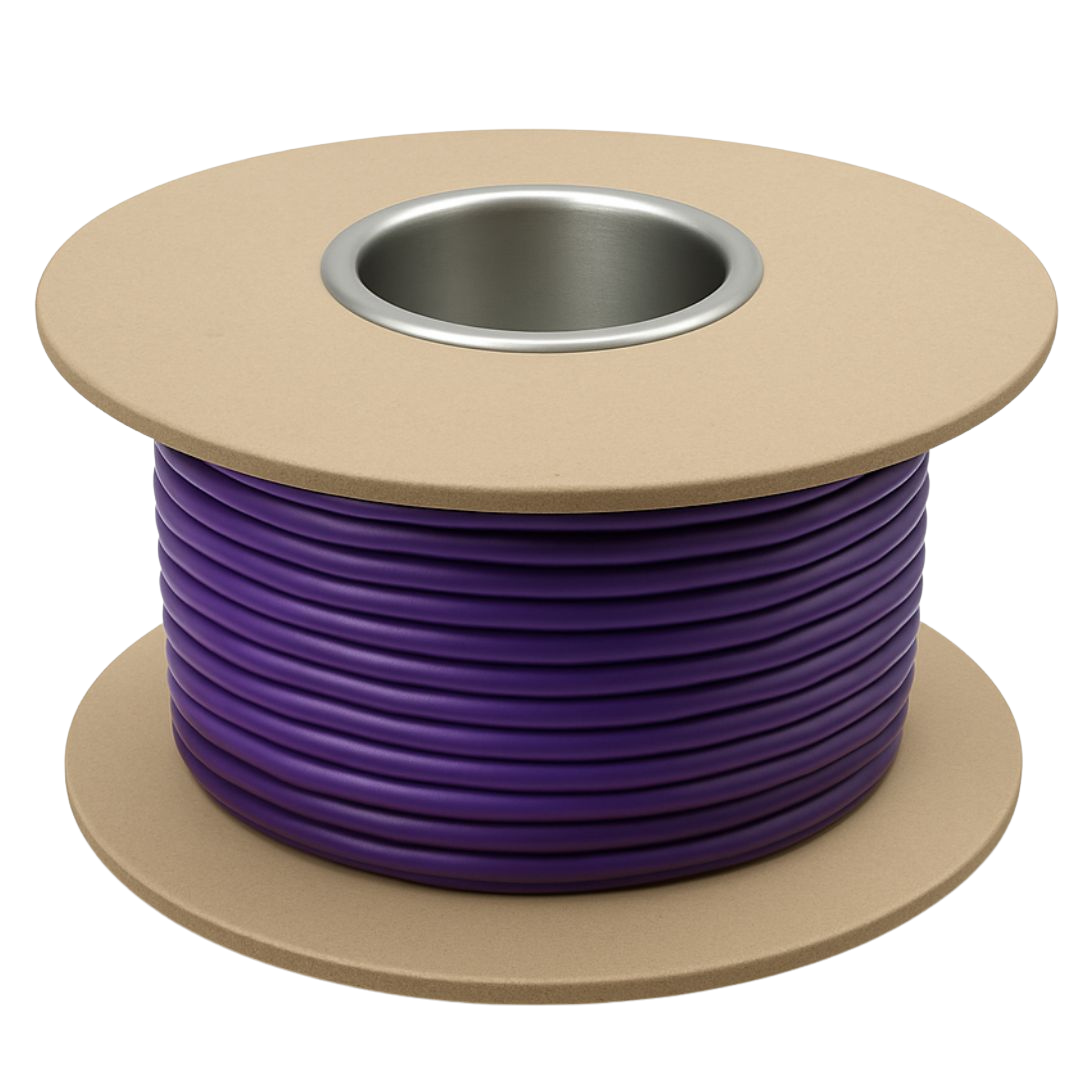 Automotive Single Core Cable 14/030 x 50m - Purple - GTSE