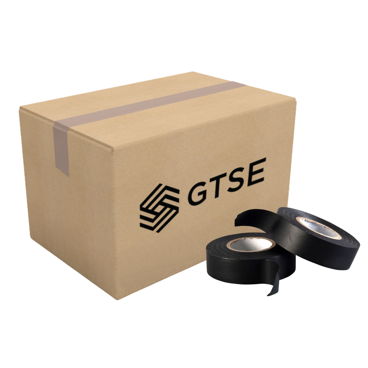 Black 19mm x 33m PVC Electrical Insulation Tape, Flame Retardent, Box ...