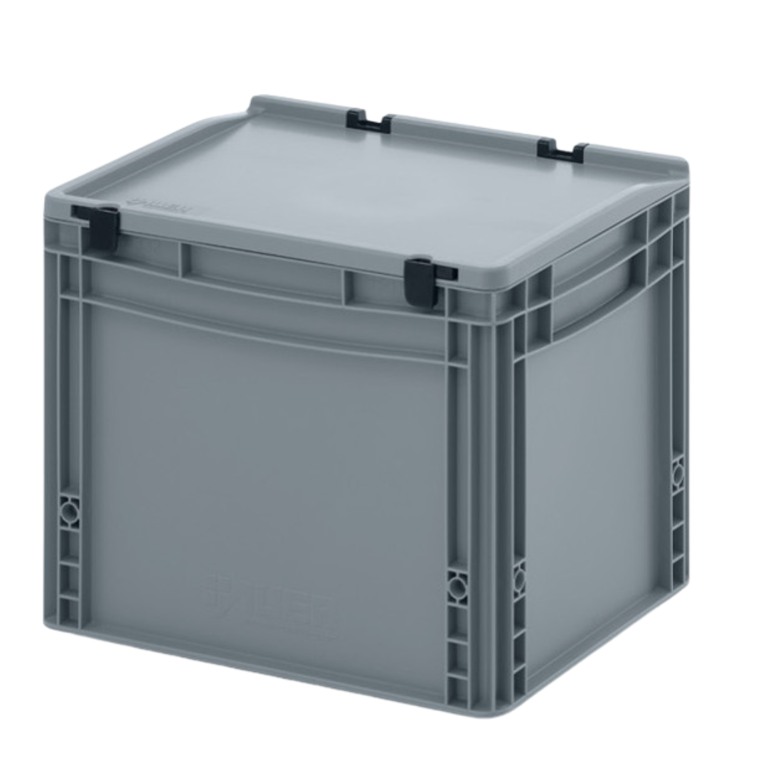 30L Euro Stacking Container with Lid (400L x 300W x 335H mm) - GTSE