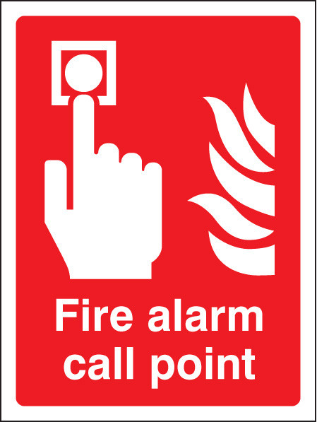 Fire Alarm Call Point - Safety Sign - GTSE UK