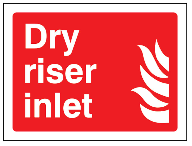 Dry Riser Inlet - Safety Sign - GTSE UK