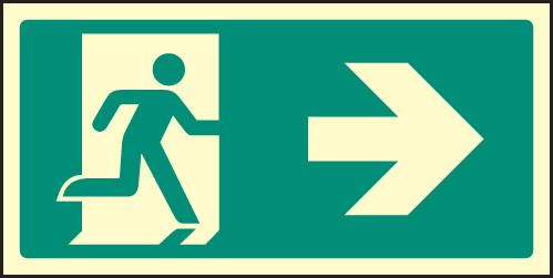 Arrow Right Intermediate Marker - Safety Sign - GTSE UK