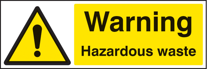 Hazardous Waste - Safety Sign - GTSE UK