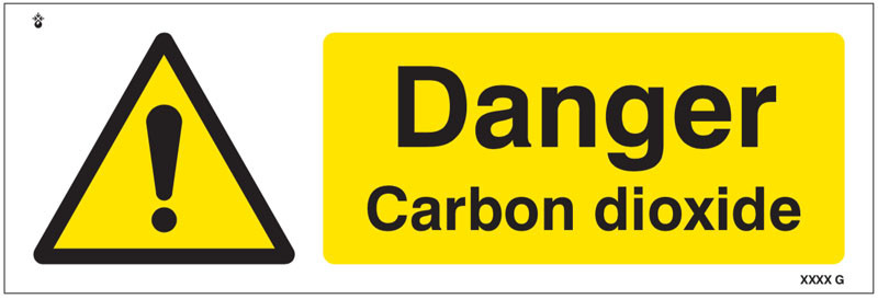 Danger Carbon Dioxide - Safety Sign - GTSE UK