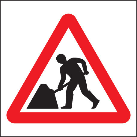 Men At Work Symbol - Safety Sign - GTSE UK