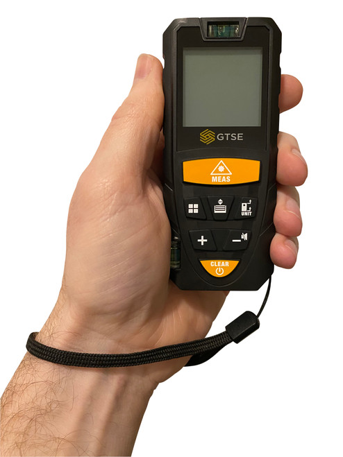 Laser Distance Meter, Portable Digital Distance Measure Tool, LCD ...