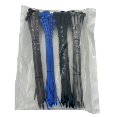 Phase Marking Cable Ties, Colour Coded Nylon Ties - 200mm x 4.8mm (Pack ...