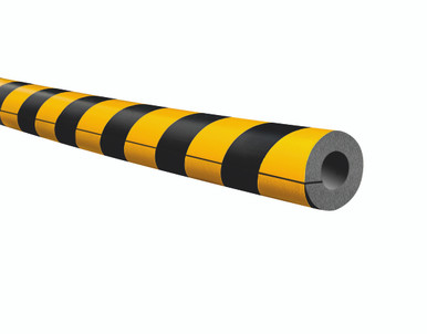 TRAFFIC-LINE Pipe Protection - 1,000mm Long - Yellow/Black - GTSE UK