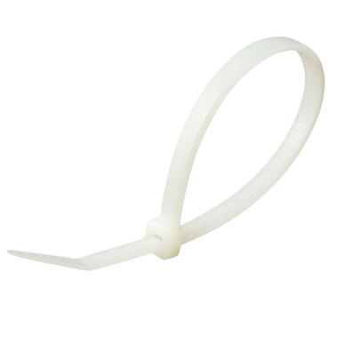 White Biodegradable Cable Ties (Pack of 100) - GTSE UK