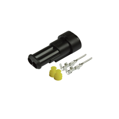 2 Way Male Superseal Waterproof Connector Housing, Rubber Seal and ...