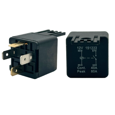 12V 40A 4-Pin Relay with Bracket - GTSE