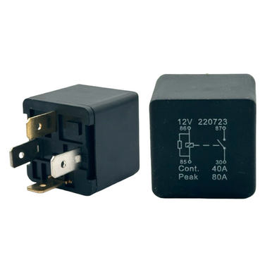 12V 40A 4-Pin Relay with Resistor - GTSE