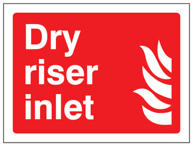 Dry Riser Inlet - Safety Sign - GTSE UK