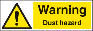 Warning Dust Hazard - Safety Sign - GTSE UK
