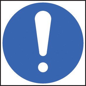 Exclamation Mandatory - Safety Sign - GTSE UK