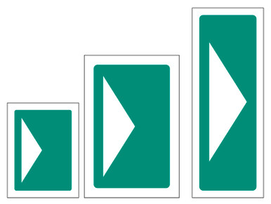 Directional Indicator For First Aid Equipment - Safety Sign - GTSE UK