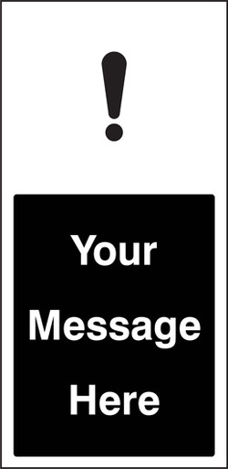 Cover-Up Sign Your Message Here - Safety Sign - GTSE UK