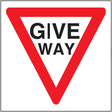 Give Way - Safety Sign - GTSE UK