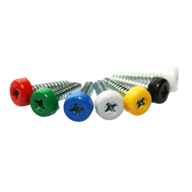 Poly Top Screws Black (Pack 12) - GTSE UK