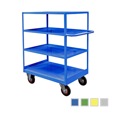 4 Tiered Steel Shelf Trolley - GTSE UK