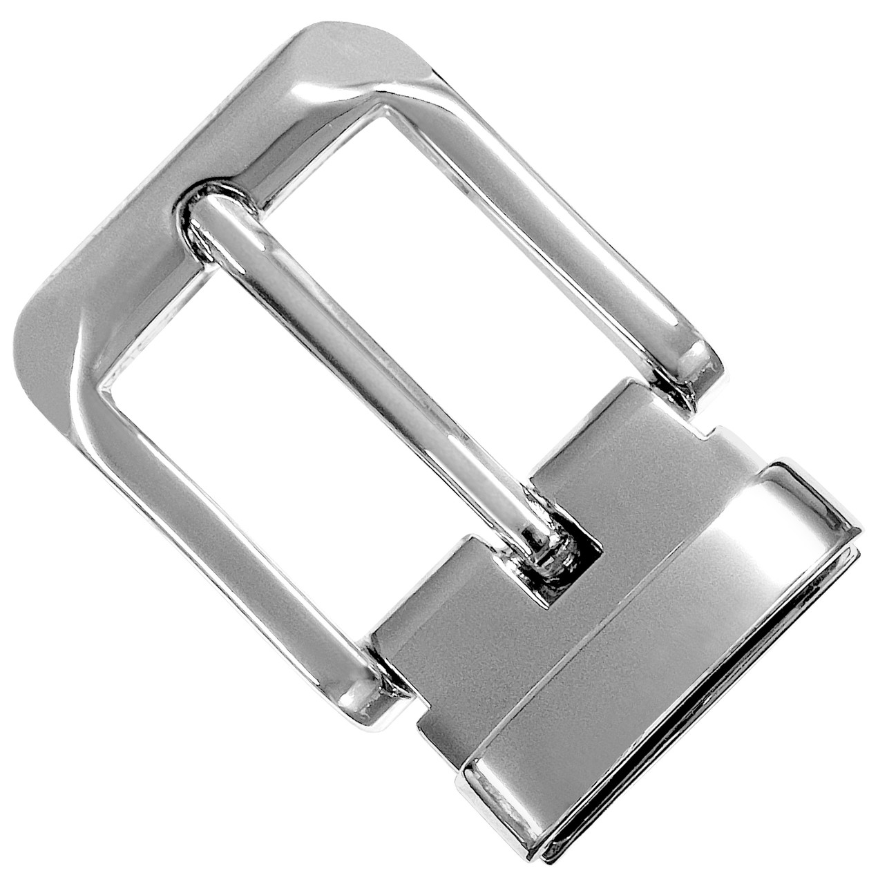 4007 NP Hand Polished Clamp Belt Buckle Fits 1-1/8"(30mm) Wide Belt ...