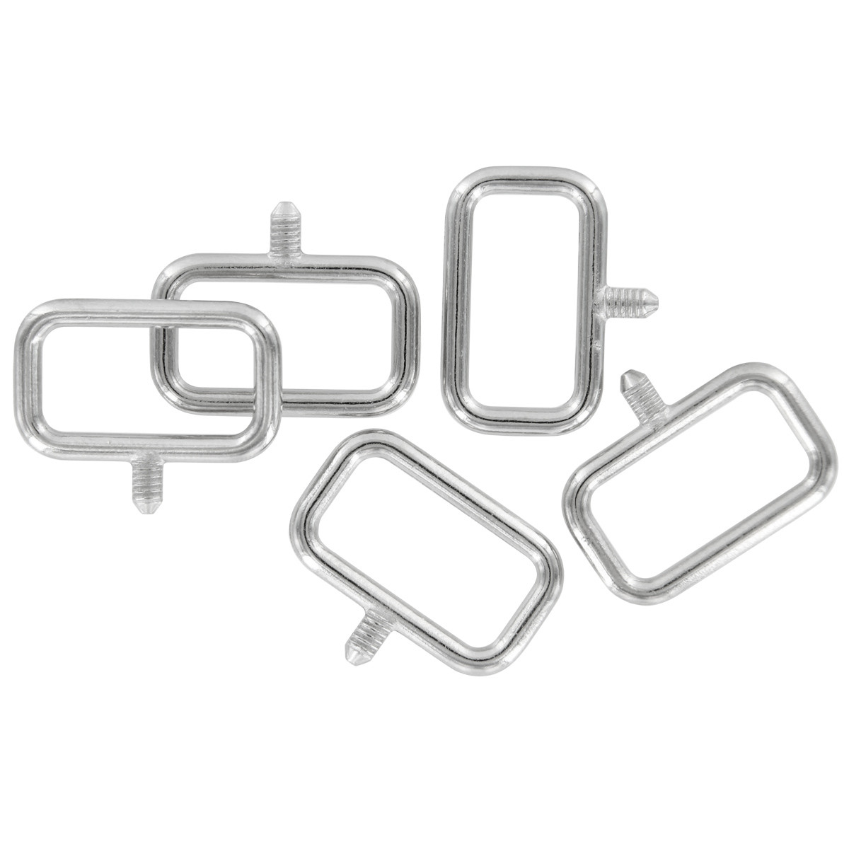 XS1607 Concho Slide Loop Adapters - Size 3/4" X 3/8" - 10 pieces /pack ...