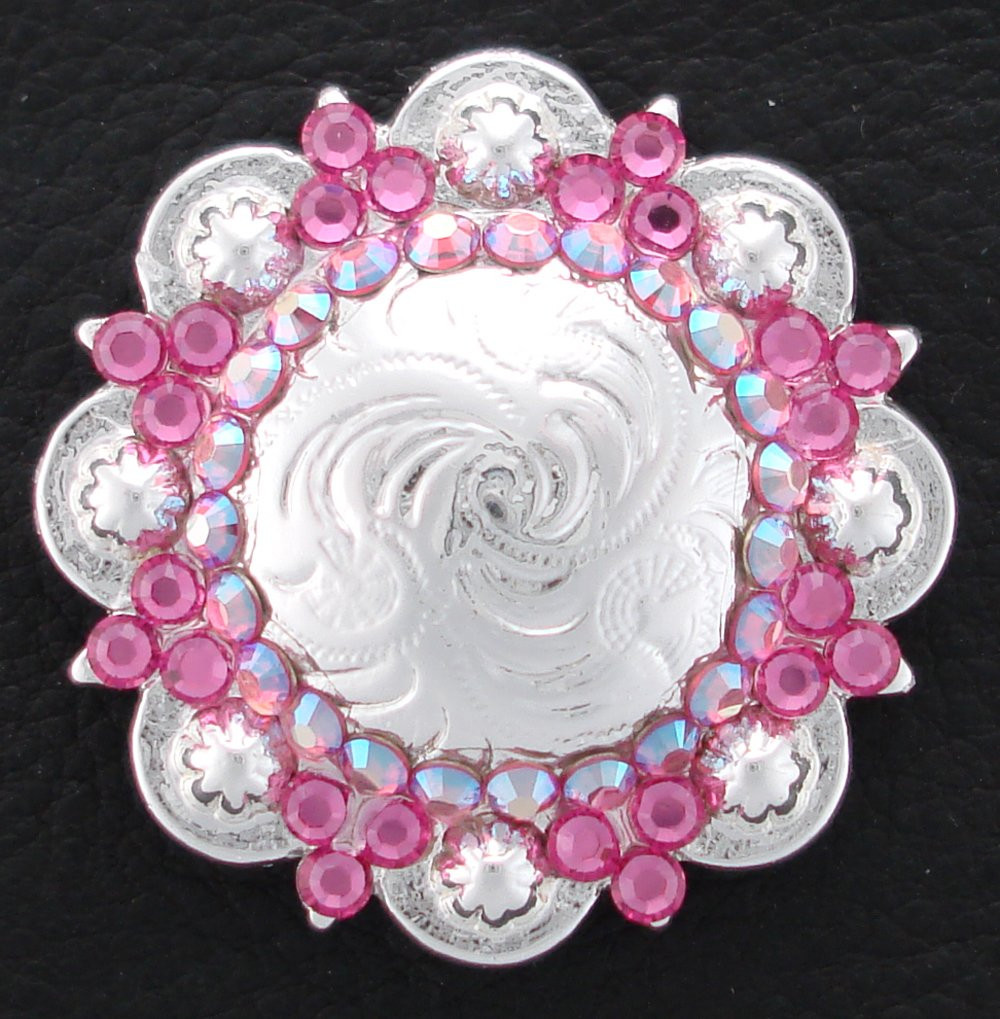 ROSE-AB-ROSE Rhinestone Concho - Conchos