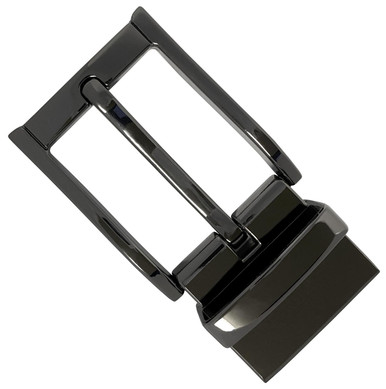 Z32278R-Clamp-GUN Simple Classic Polished Reversible Belt Buckle Fits 1 ...