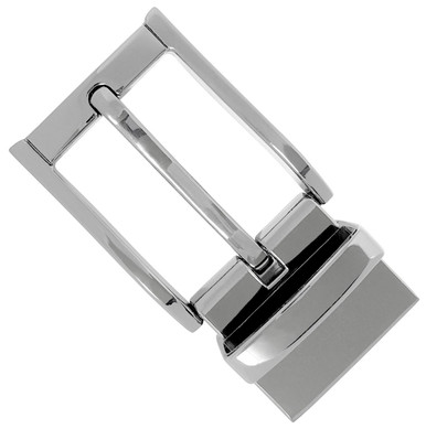 Z32278R-Clamp-NP Simple Classic Polished Reversible Belt Buckle Fits 1 ...