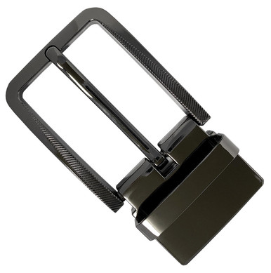 Z35289R-Clamp GUN Engraved Polished Clamp Belt Buckle Fits 1-3/8"(35mm ...