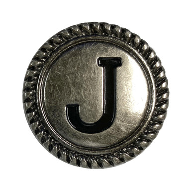 TR2575 ANR 1-1/8" Antique Silver Letter Initial Alphabet Conchos Screw ...