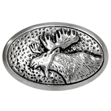 BM2204 LASRP Antique Silver Engraved Wild Moose Oval Concho Rivet Back ...