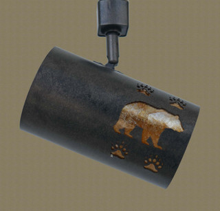 Rustic and Log Cabin Track Lighting